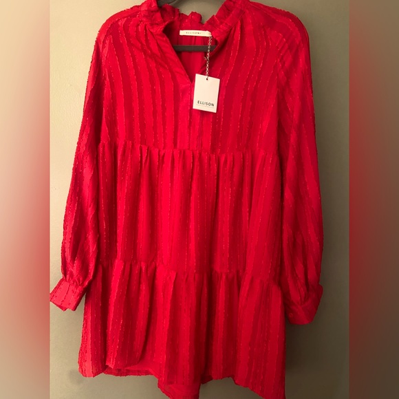 Ellison | Dresses | Brand New Ellison Red Dress | Poshmark